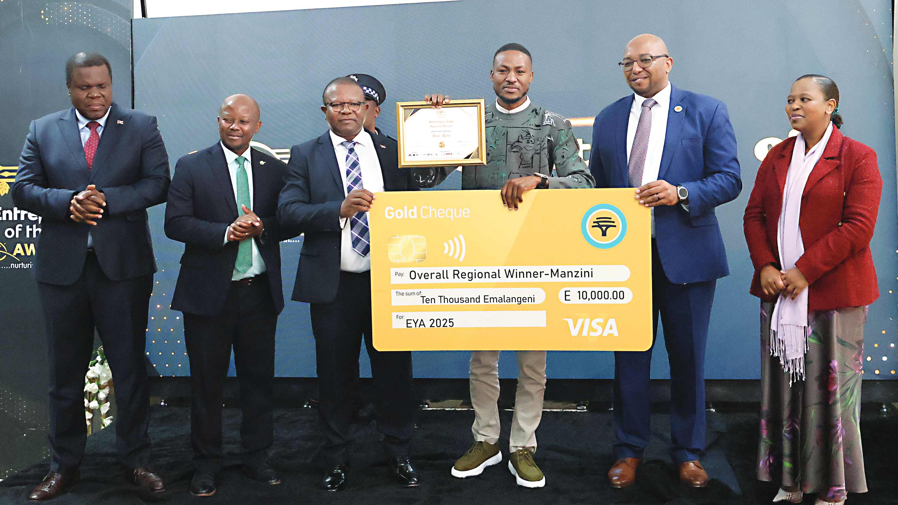 EYA winner: ‘Fuel to fire’ for ambitions :: News | Times of Eswatini