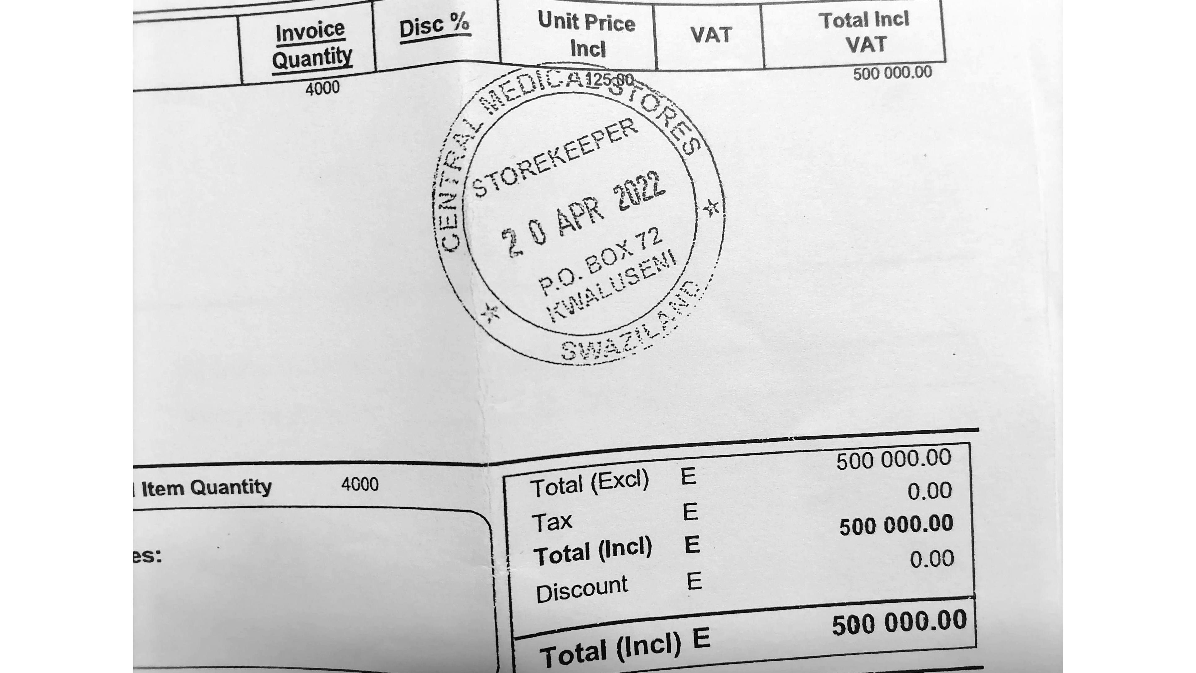 Drugs crisis: Invoices show SwaziPharm delivered drugs :: News | Times ...